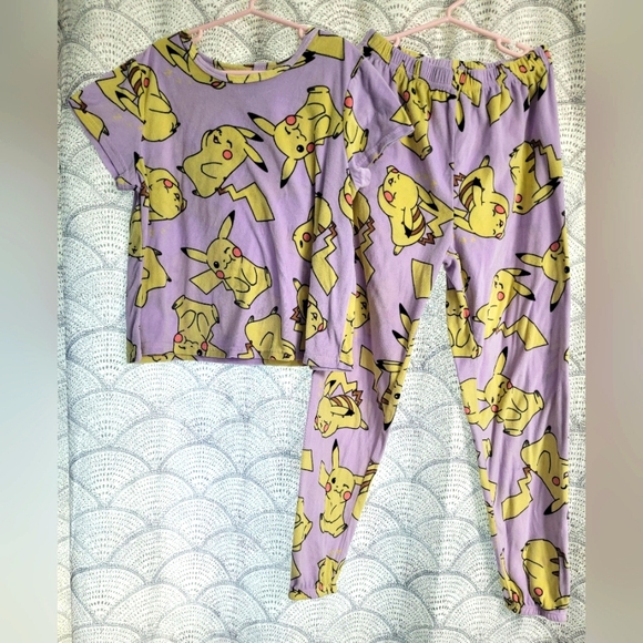 Pokemon | Pajamas | Girls Pokemon Pikachu So Soft Pajama Set Size Large ...